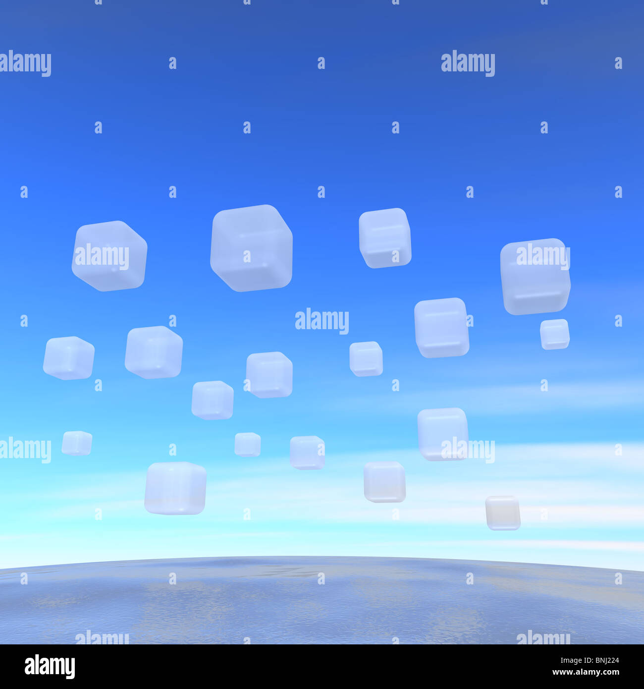 Flying boxes hi-res stock photography and images - Alamy