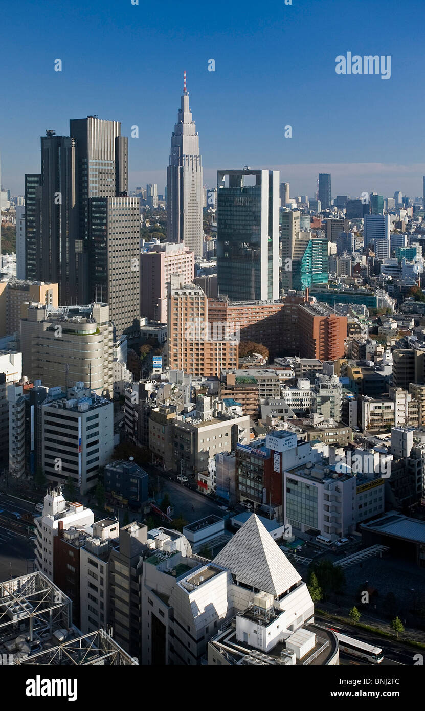 Japan Asia Tokyo city town city Shinjuku District skyscraper high-rise ...