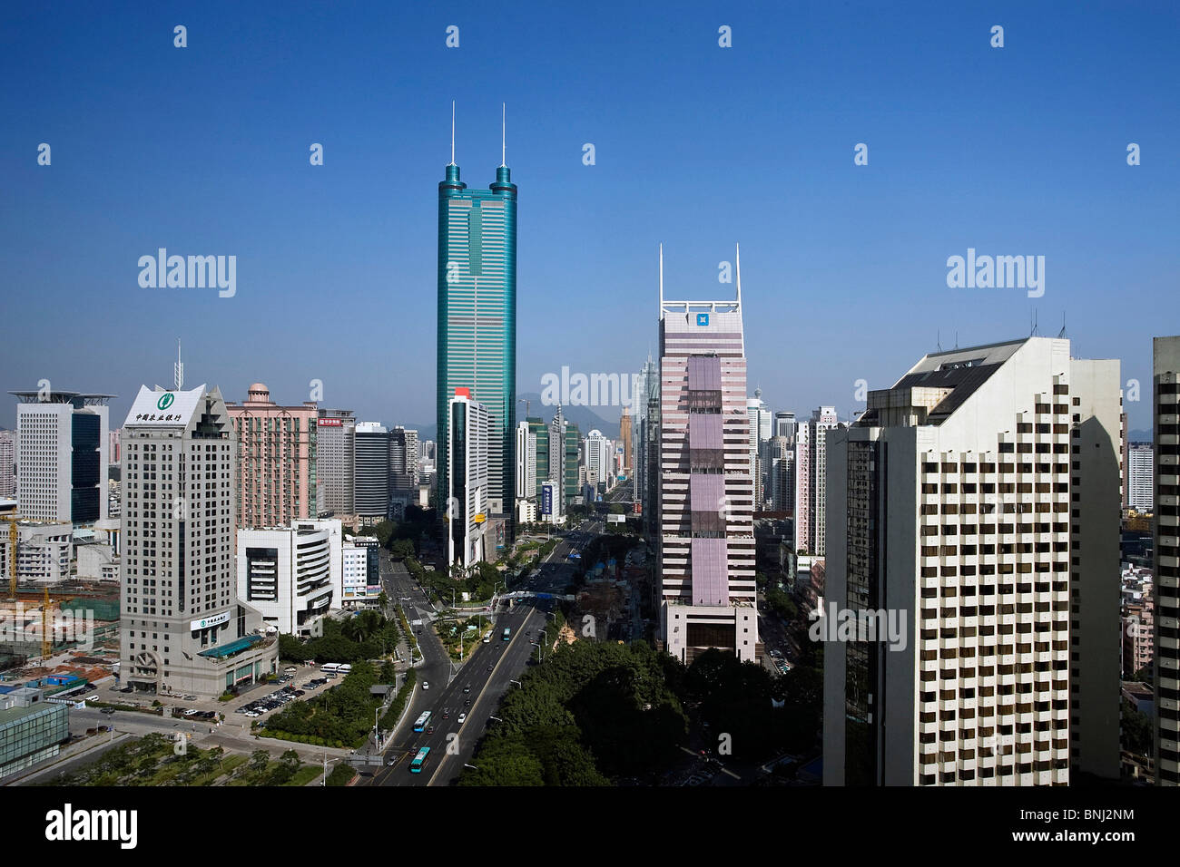 China Guandong Shenzhen city town city Shennan Lu Avenue Diwang ...