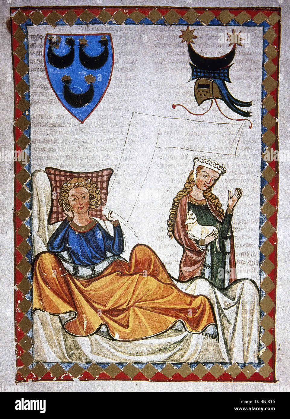 Feudalism medieval miniature hi-res stock photography and images - Alamy