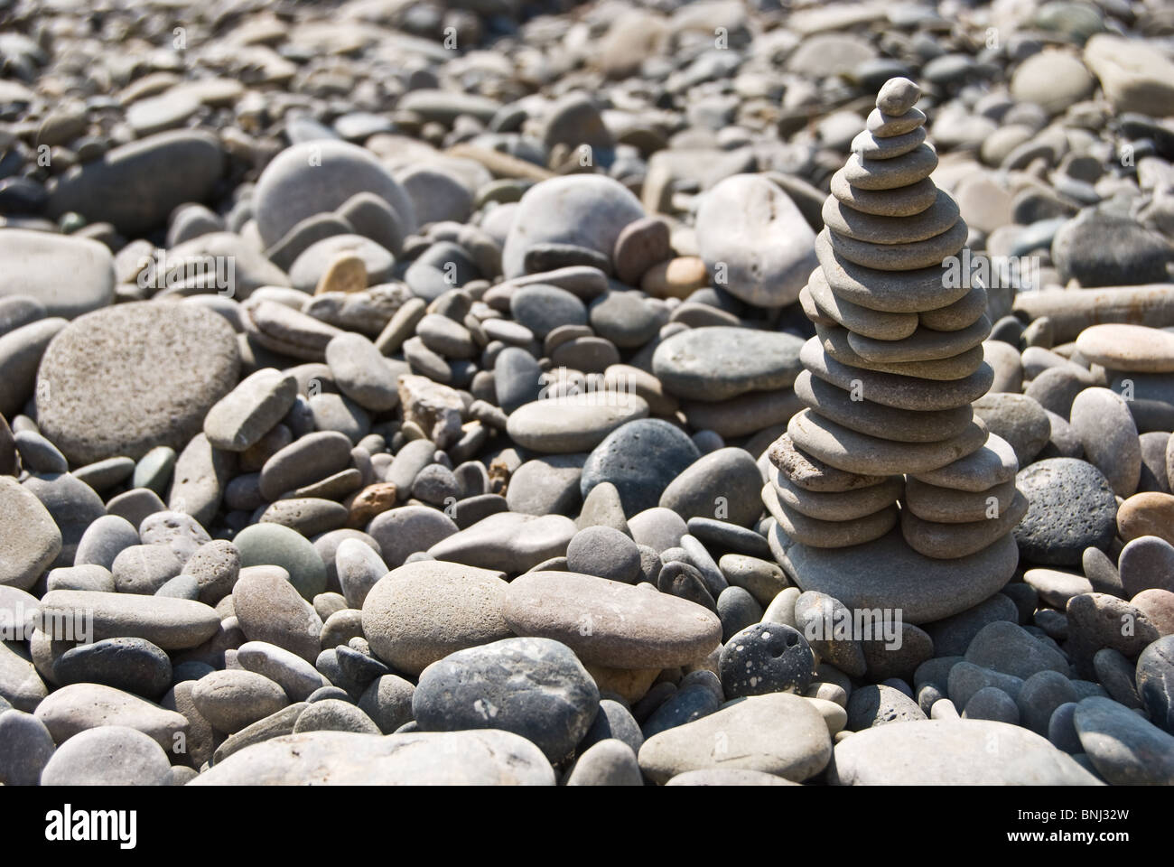 Stones made into pyramid hi-res stock photography and images - Alamy