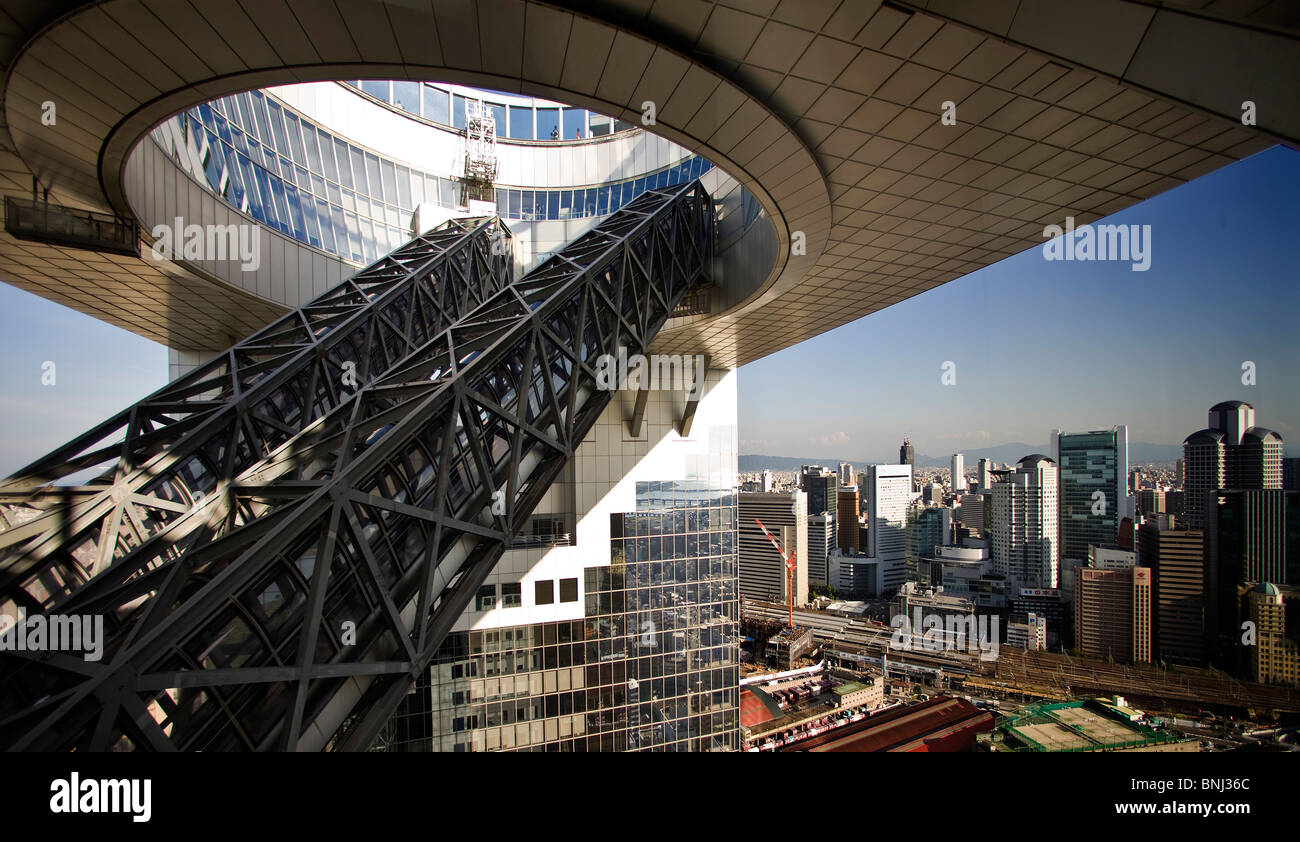 Japan Asia Kansai Osaka city town city Umeda Sky Building building ...