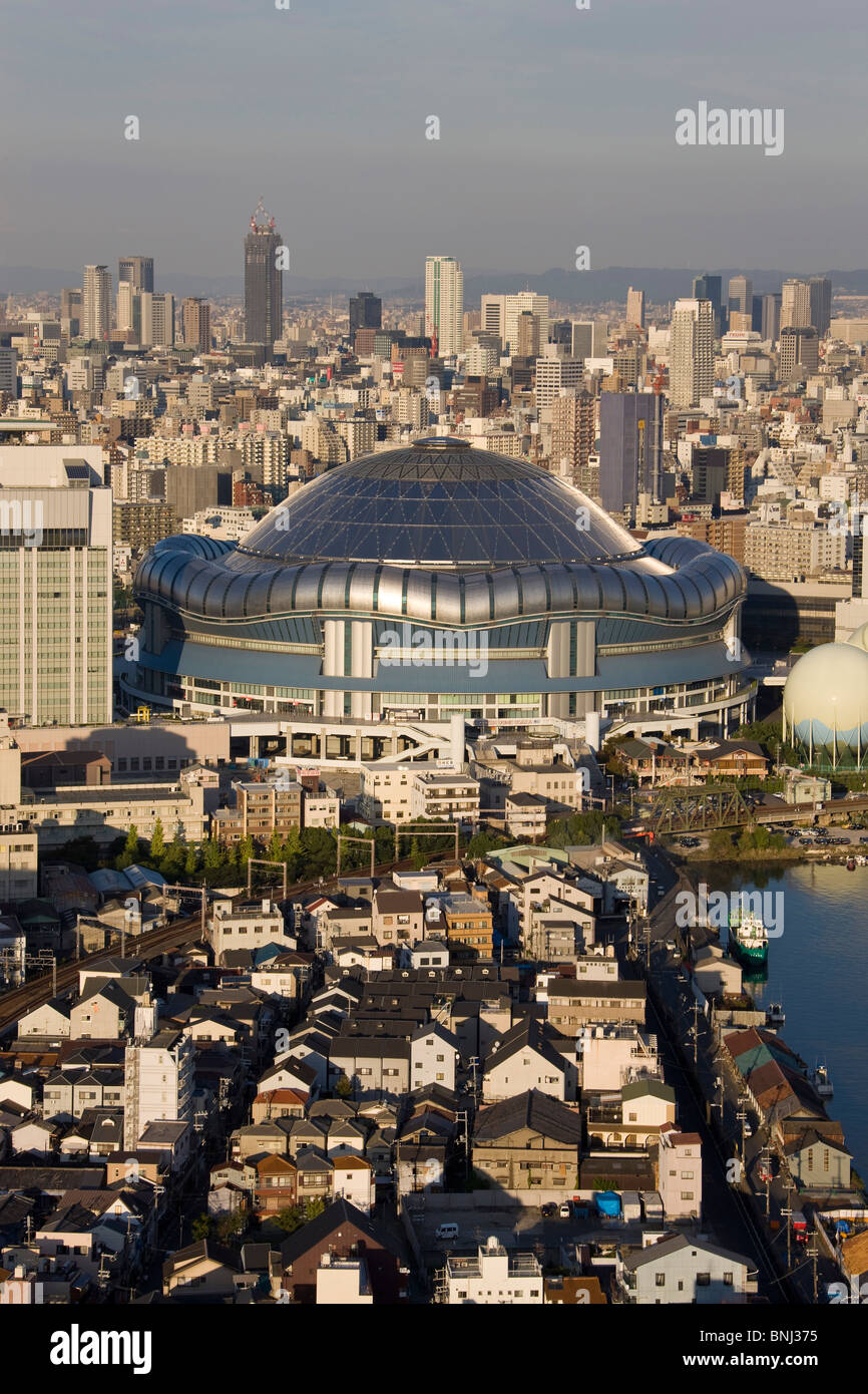 Japan Asia Kansai Osaka city town city Osaka cathedral dome stadium ...