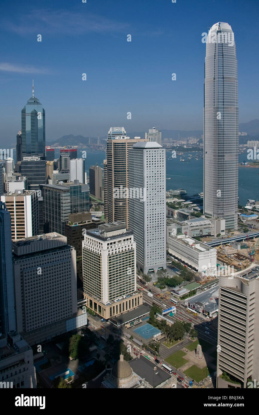Hong Kong Hongkong Asia Central District skyscraper high-rise buildings ...