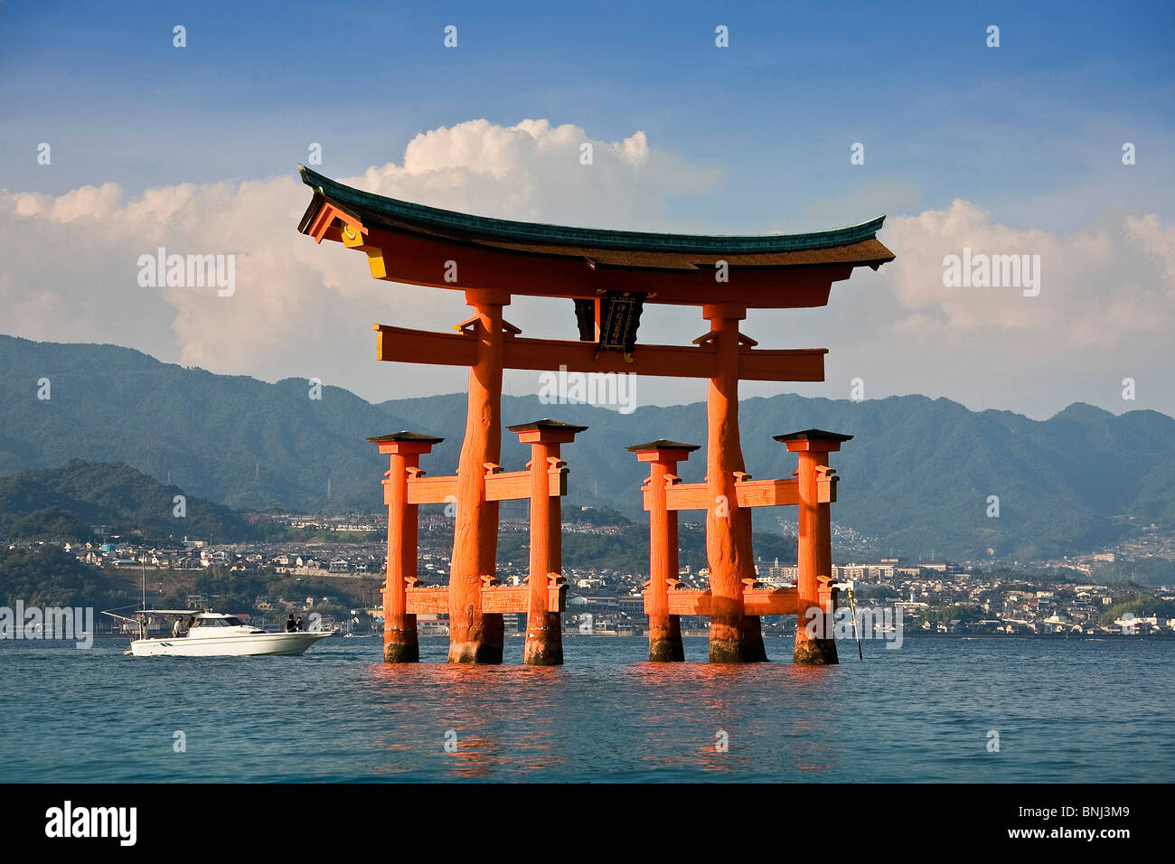 Japan Asia Hiroshima Province Miyajima island isle Itsukushima shrine ...