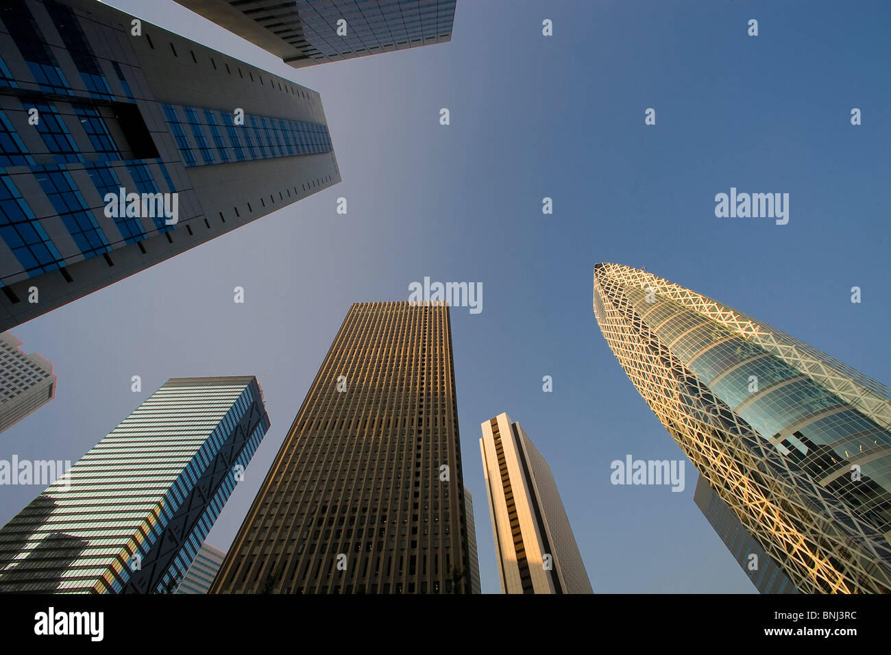 Japan Asia Tokyo city town city Shinjuku District skyscraper high-rise ...