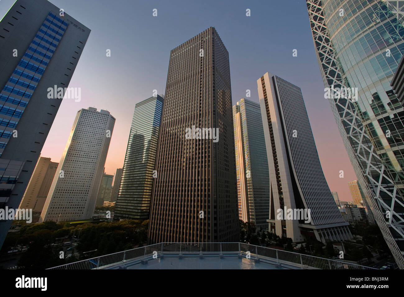 Japan Asia Tokyo city town city Shinjuku District skyscraper high-rise ...