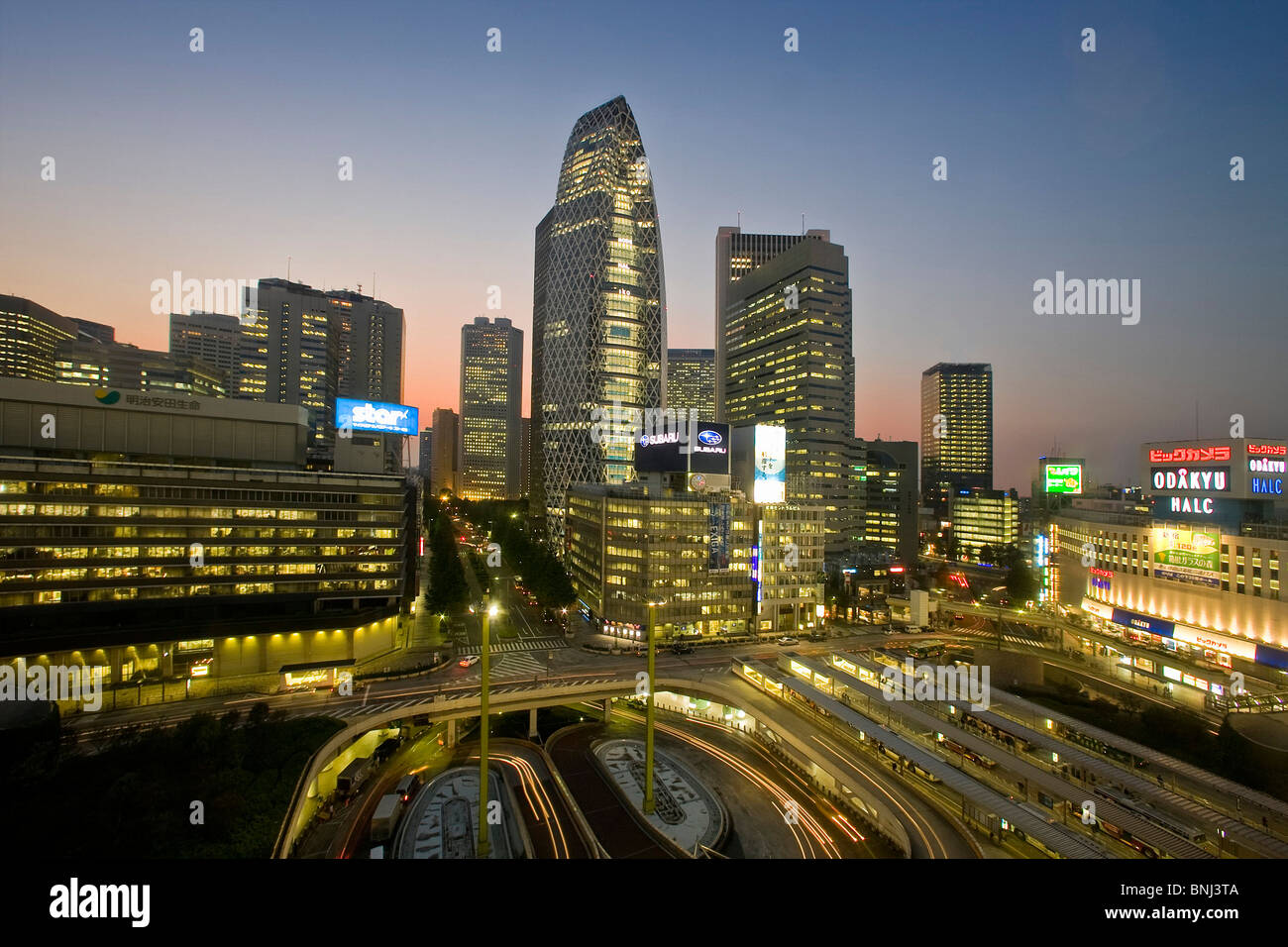 Japan Asia Tokyo city town city Shinjuku District skyscraper high-rise ...