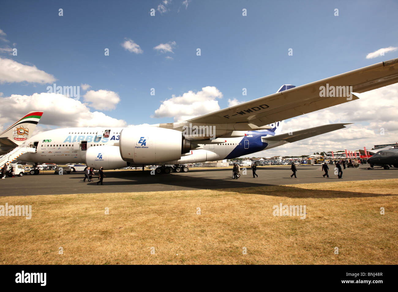 Airbus A380 Jumbo Jet Stock Photo - Alamy