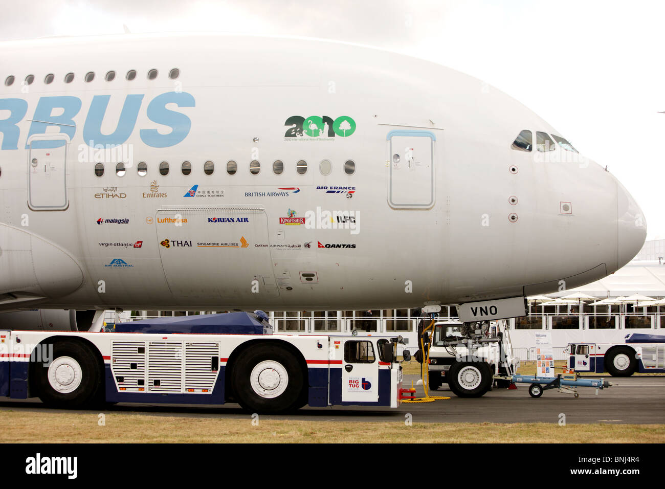 Airbus A380 Jumbo Jet Stock Photo - Alamy