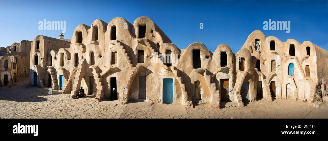 Tunisia Africa North Africa Arabian Arabic Arab Medenine town city Ksar ...