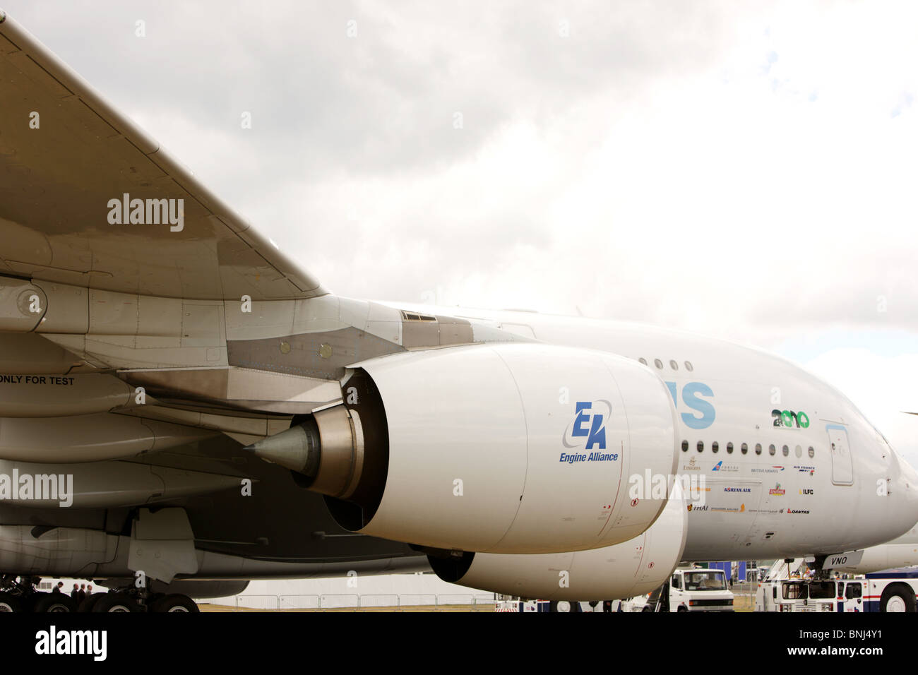 Airbus A380 Jumbo Jet Stock Photo - Alamy