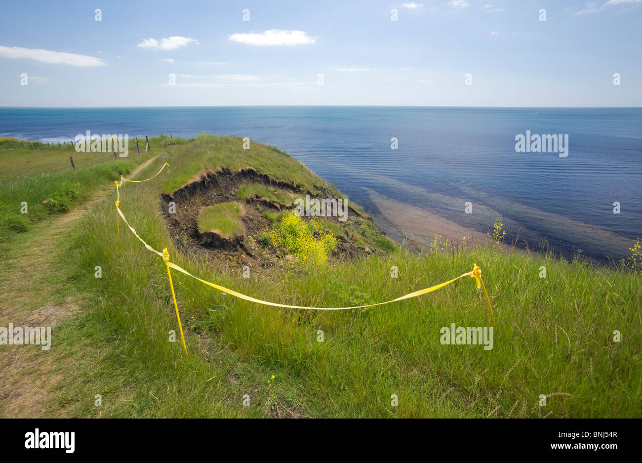 cliff erosion landslide Stock Photo - Alamy