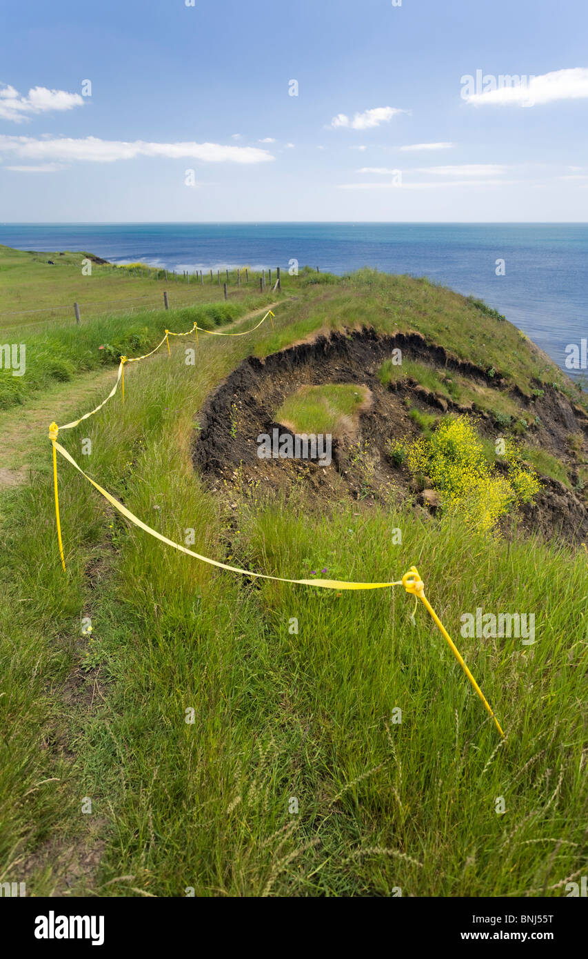 cliff erosion landslide Stock Photo - Alamy