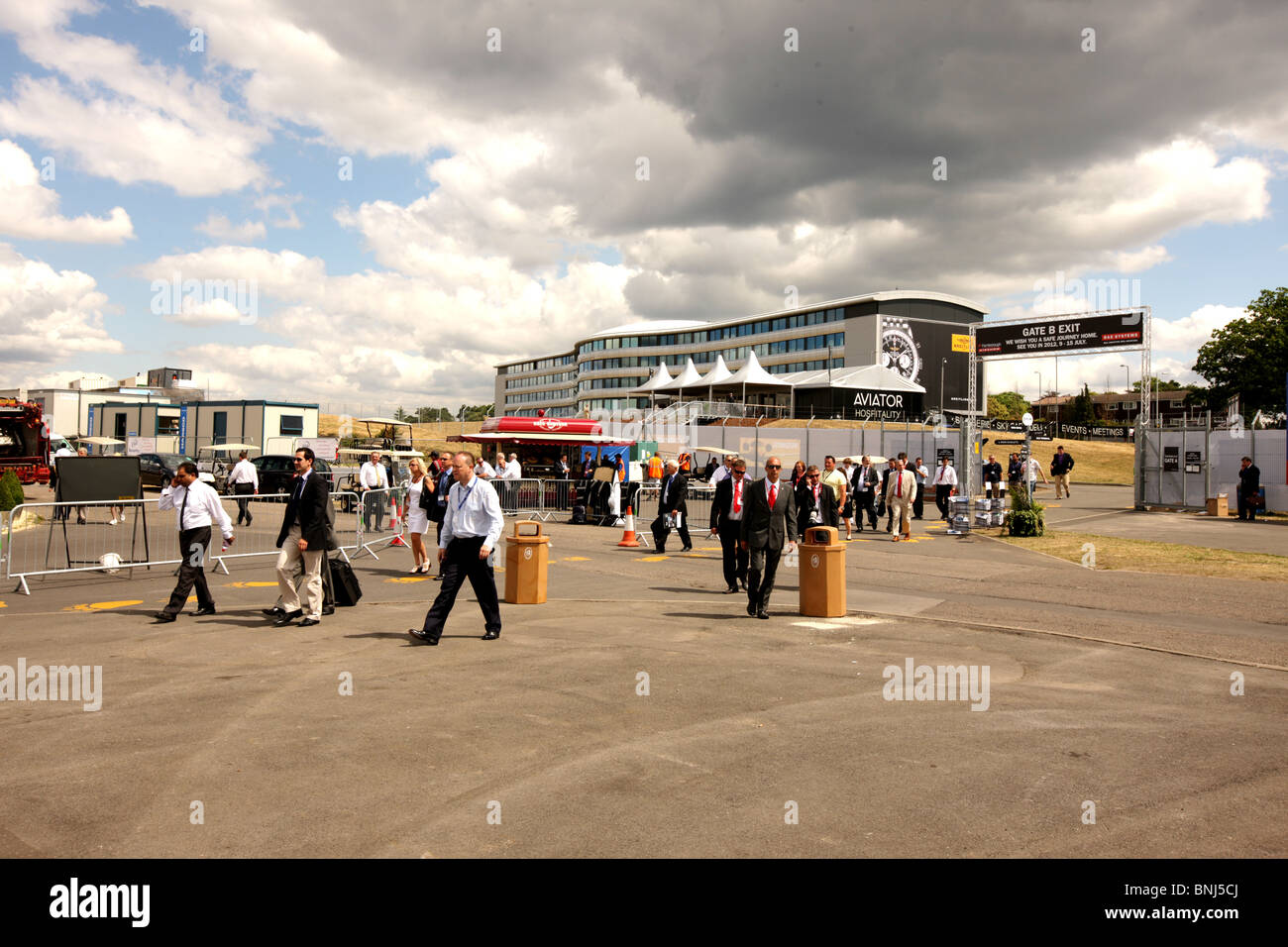 Farnborough Air Show Entrance Stock Photo - Alamy