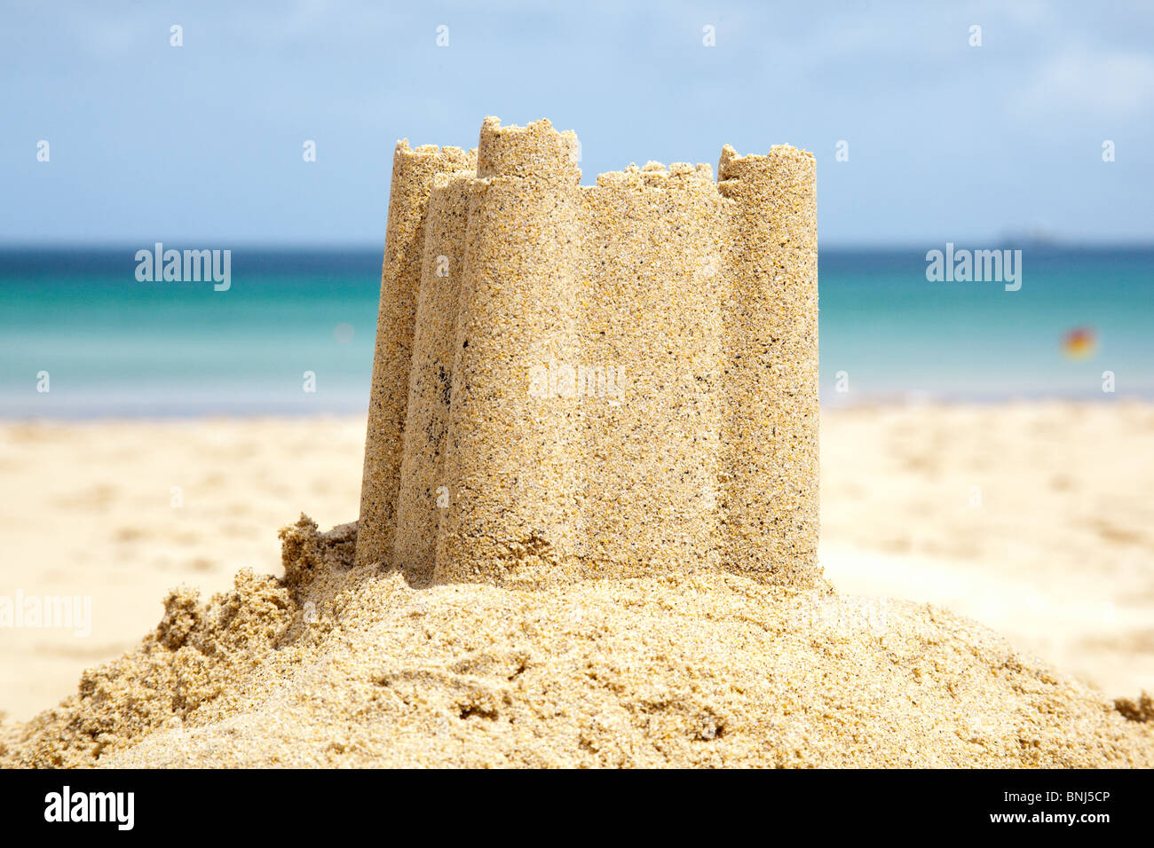 Sand castle beach hi-res stock photography and images - Alamy