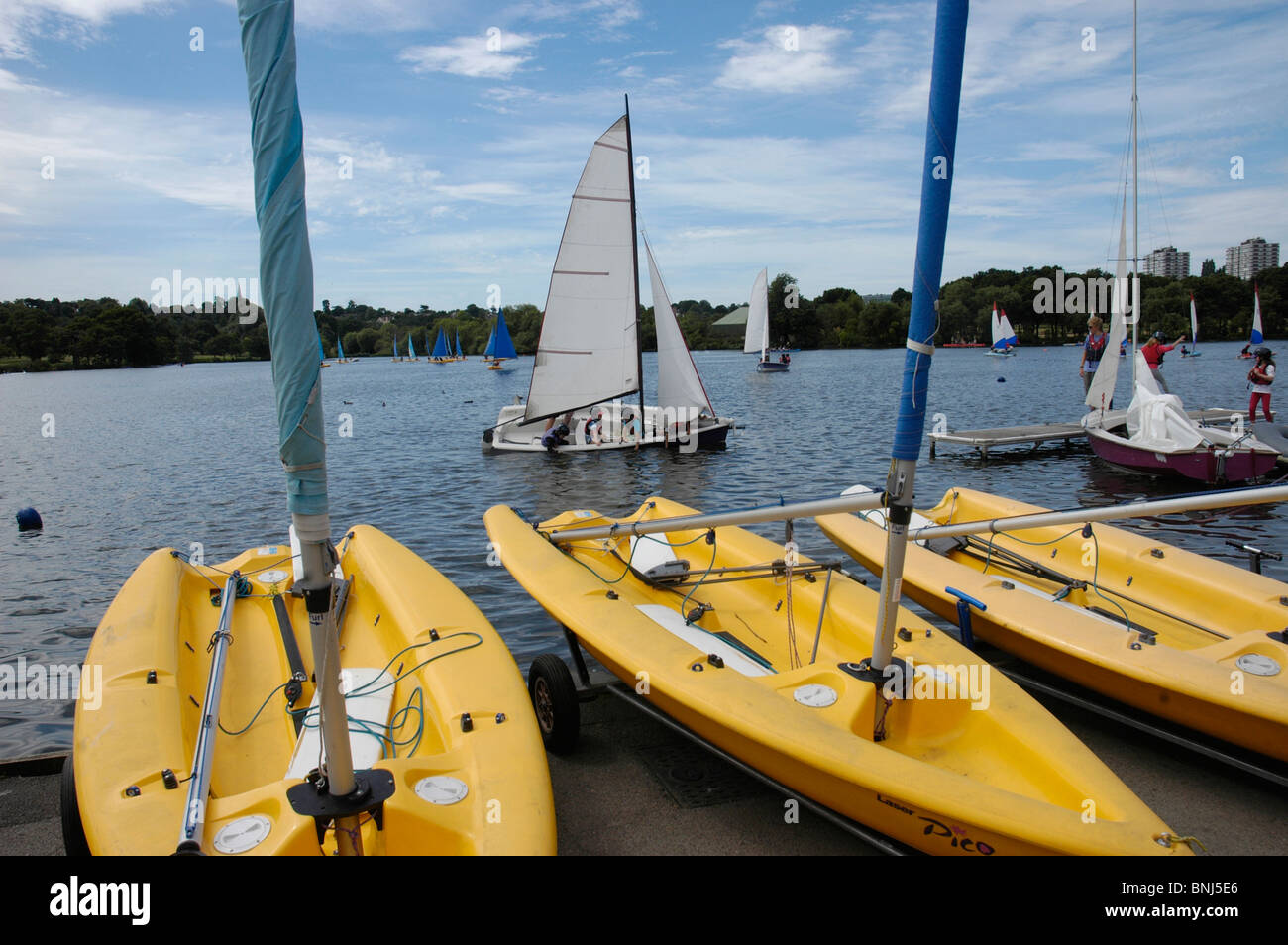 Sailing lessons in small dinghies are available for children in ...