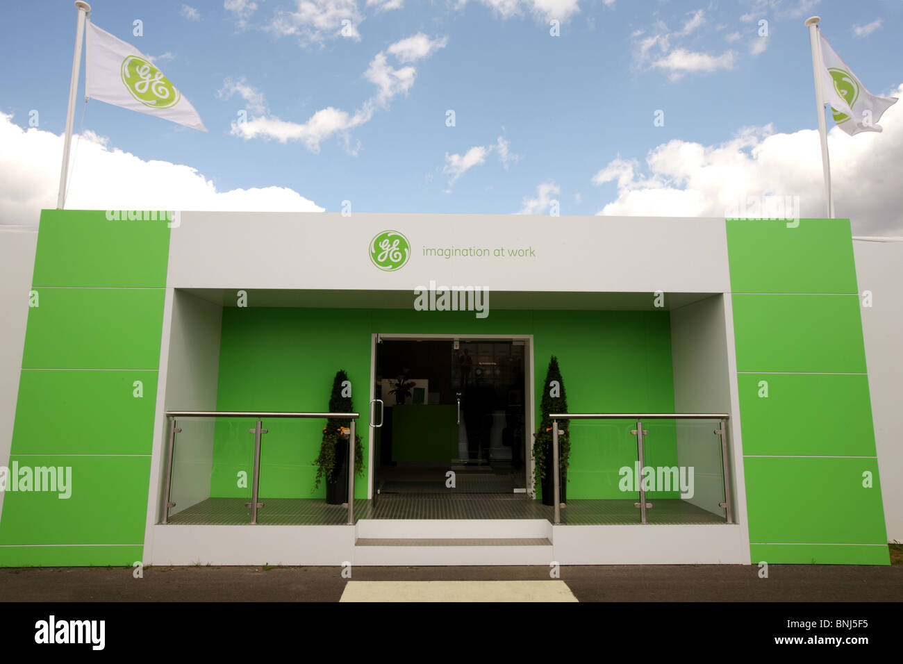 GE Stand Entrance Stock Photo - Alamy