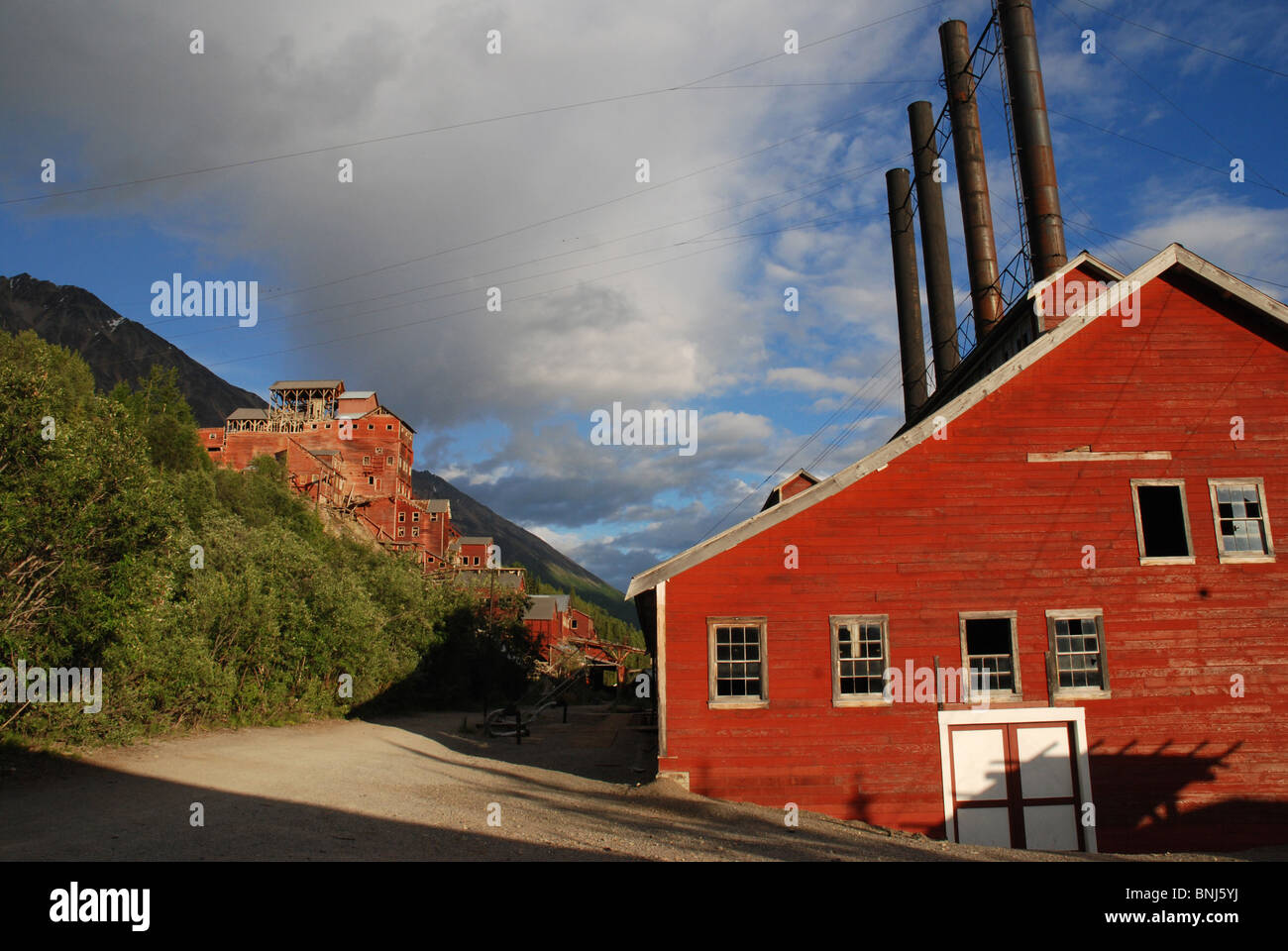 USA Alaska Kennicott Kennecott Wrangell Saint Elias national park park ...