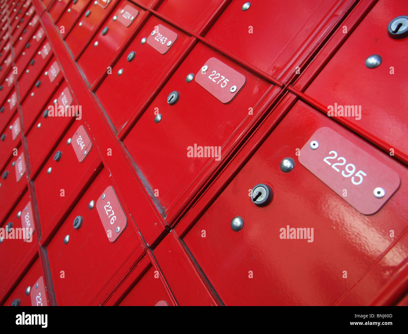 Locker boxes hi-res stock photography and images - Alamy