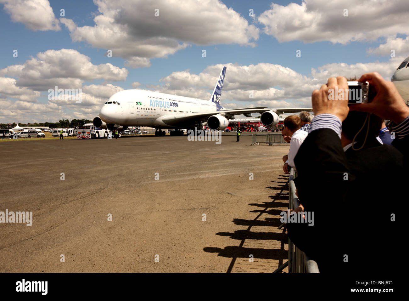 Airbus A380 Jumbo Jet Stock Photo - Alamy