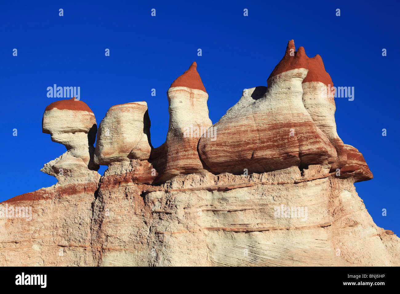 Blue Canyon Limestone Red White Shaped Weather Arizona USA North ...
