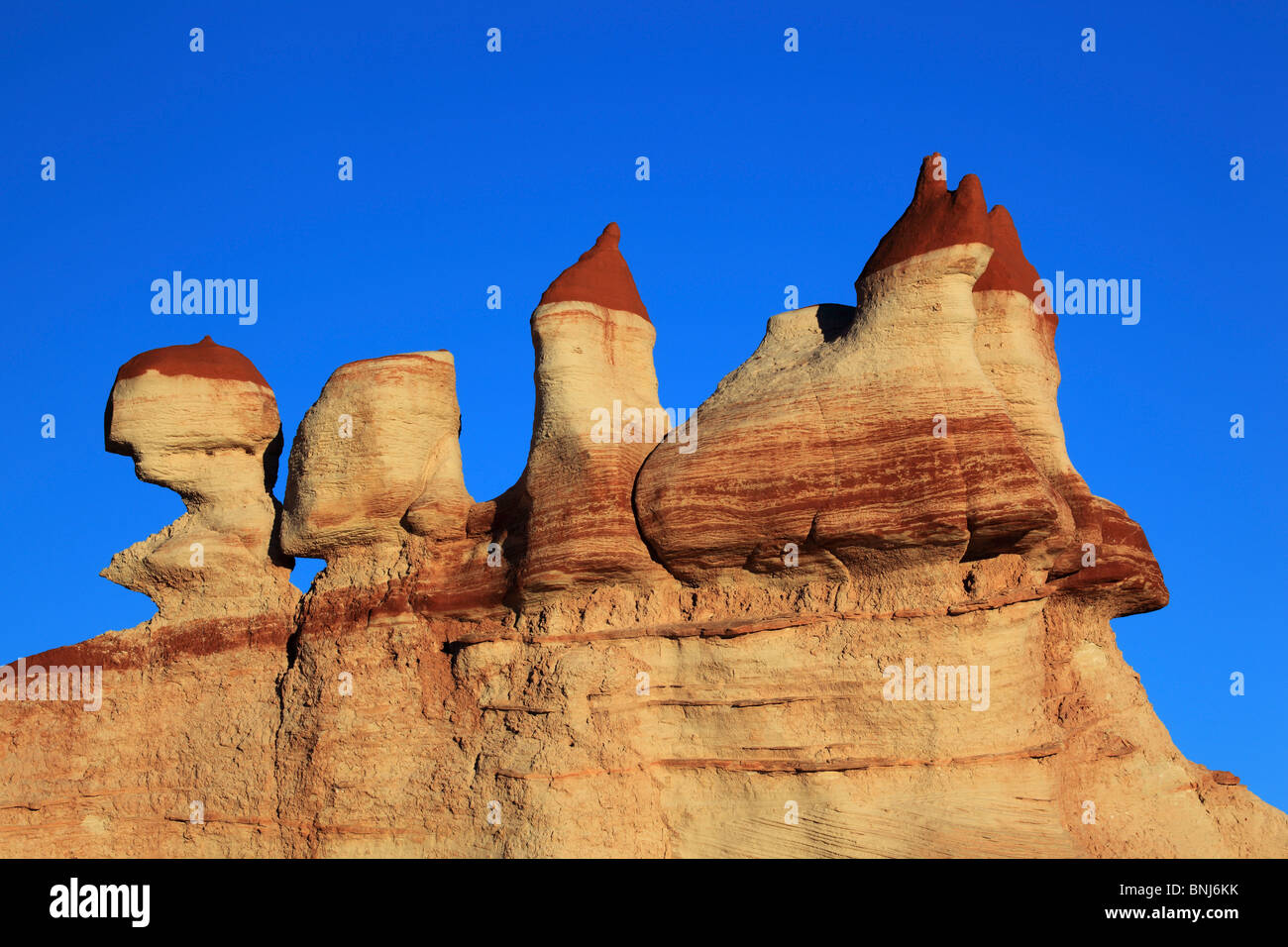 Blue Canyon Limestone Red White Shaped Weather Arizona USA North ...