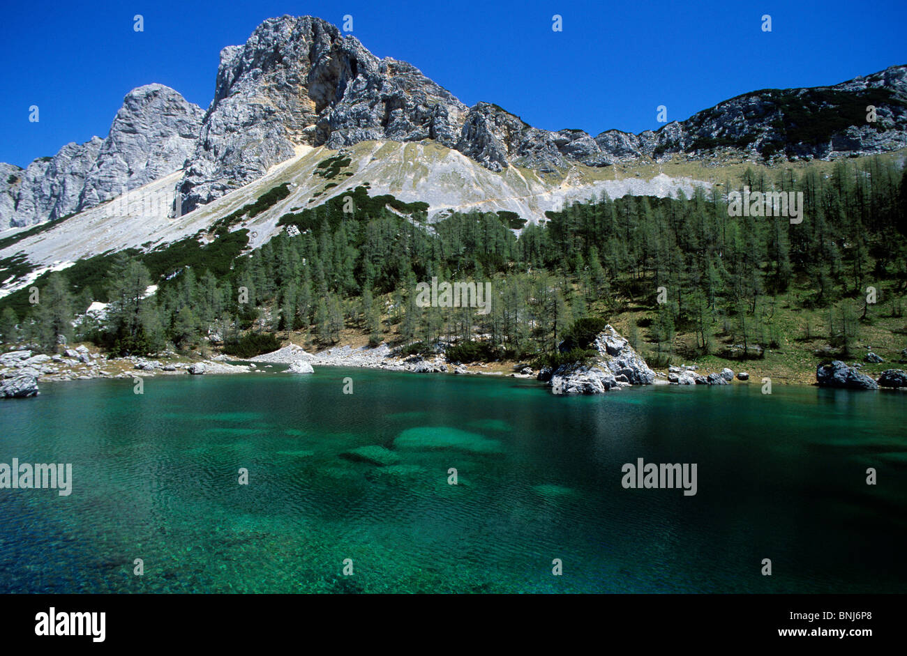 Slovenia Triglav national park valley of seven lakes lake water nature ...