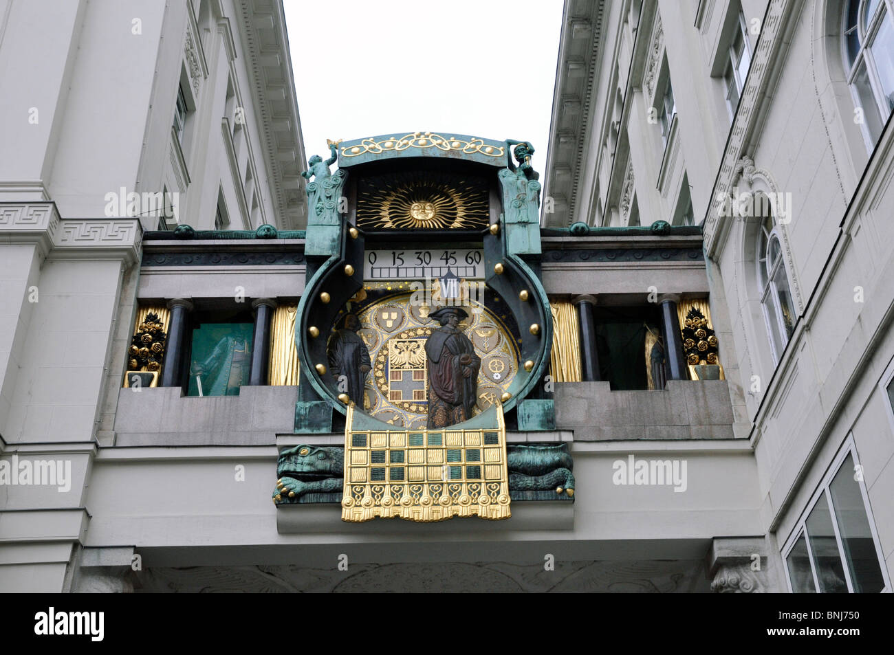 The Anchor Clock, Vienna, Austria, Europe Stock Photo - Alamy