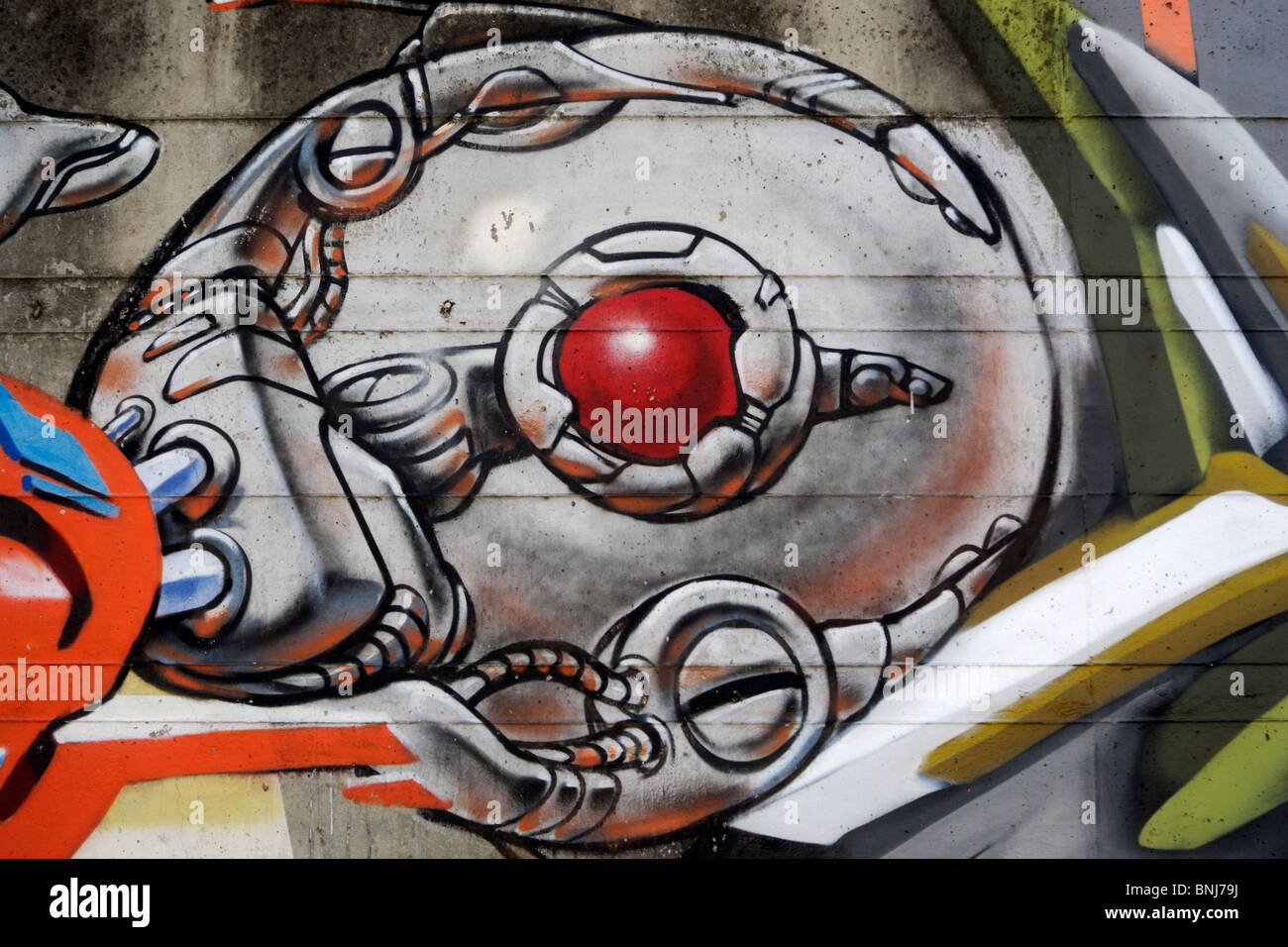 Rome graffiti detail Stock Photo - Alamy