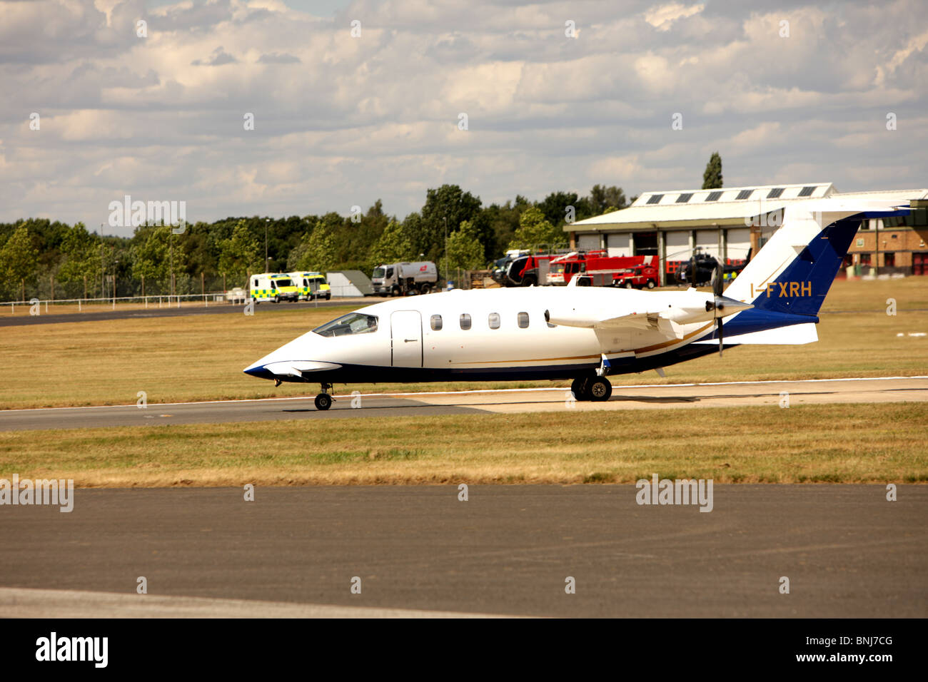Business Jet Taking Off Stock Photo - Alamy