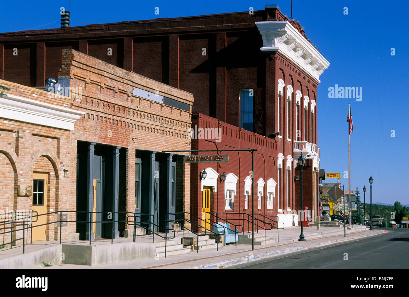 USA Nevada Gold mining town Eureka North America United States of ...