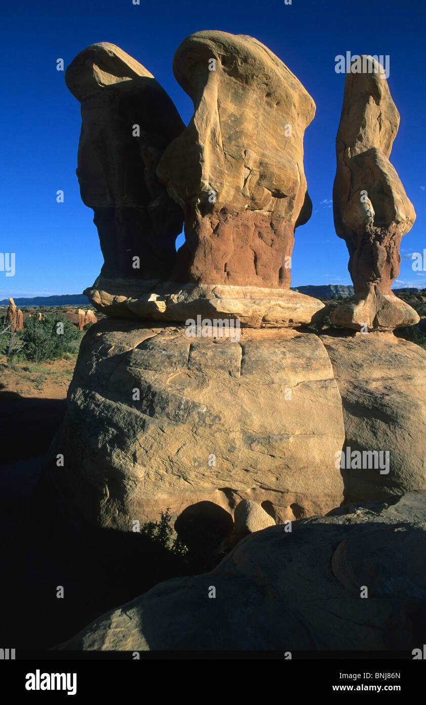 USA Utah Grand Staircase Escalante National monument sandstone rock ...