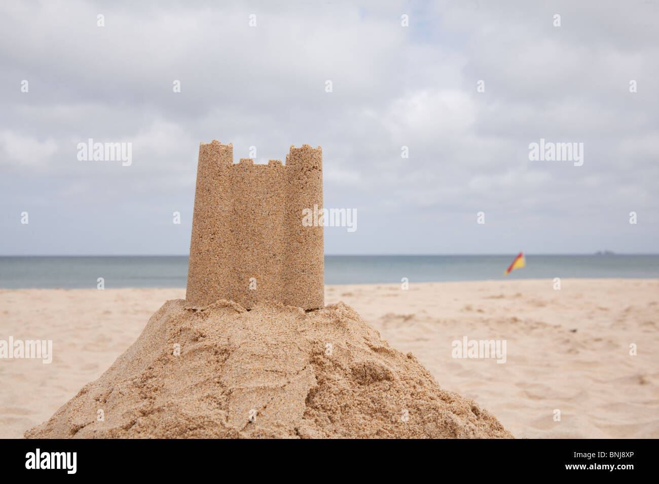 Sand castle beach hi-res stock photography and images - Alamy
