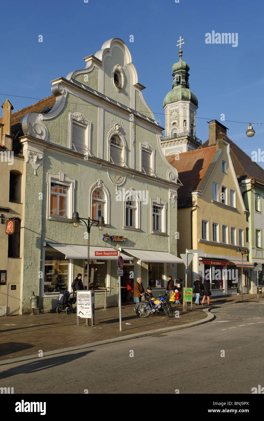 historical Old Town Freising Upper Bavaria Bavaria Germany old building ...