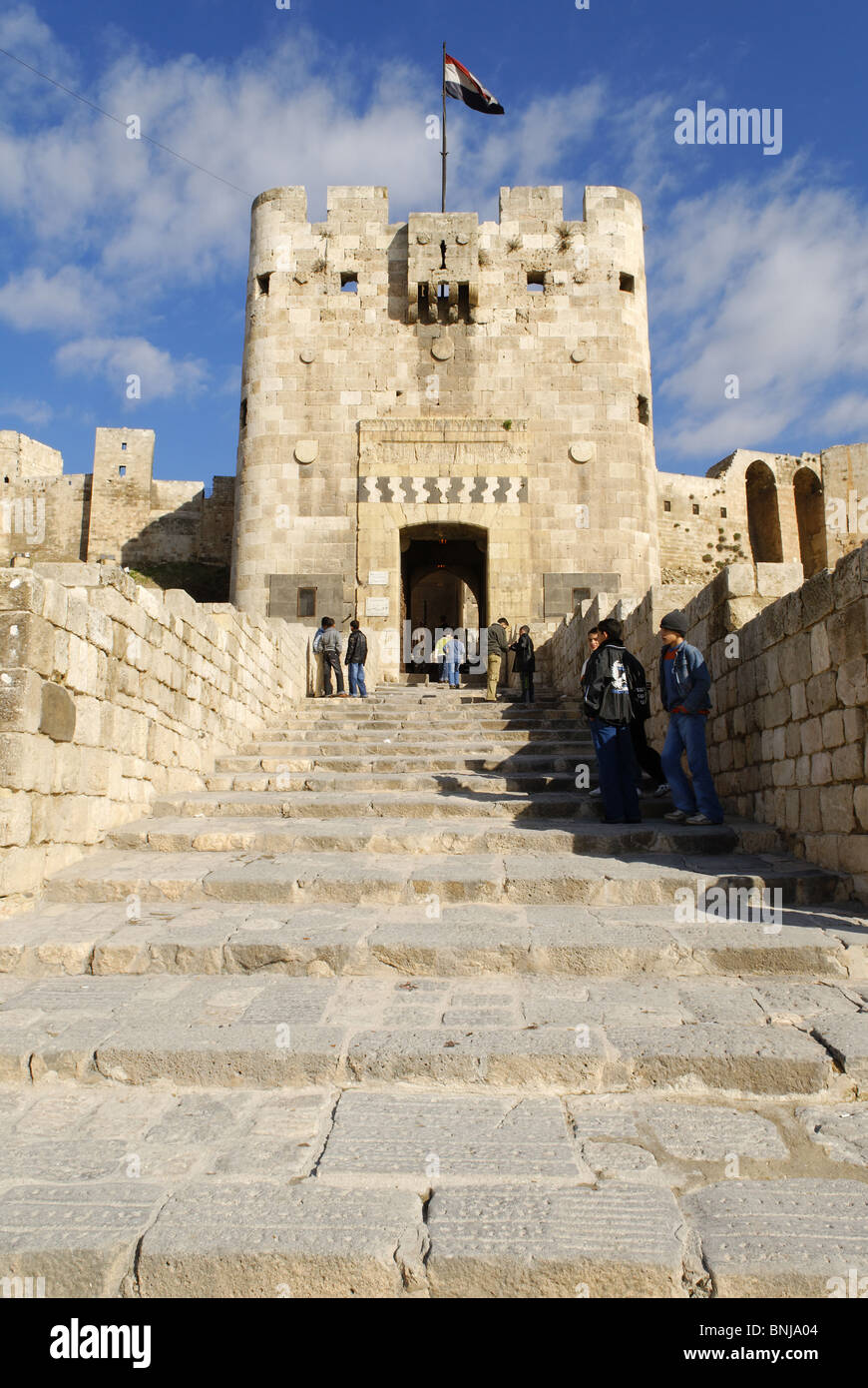 Citadel Aleppo Syria Arabia Middle East old Old Town Arabic Arabian ...