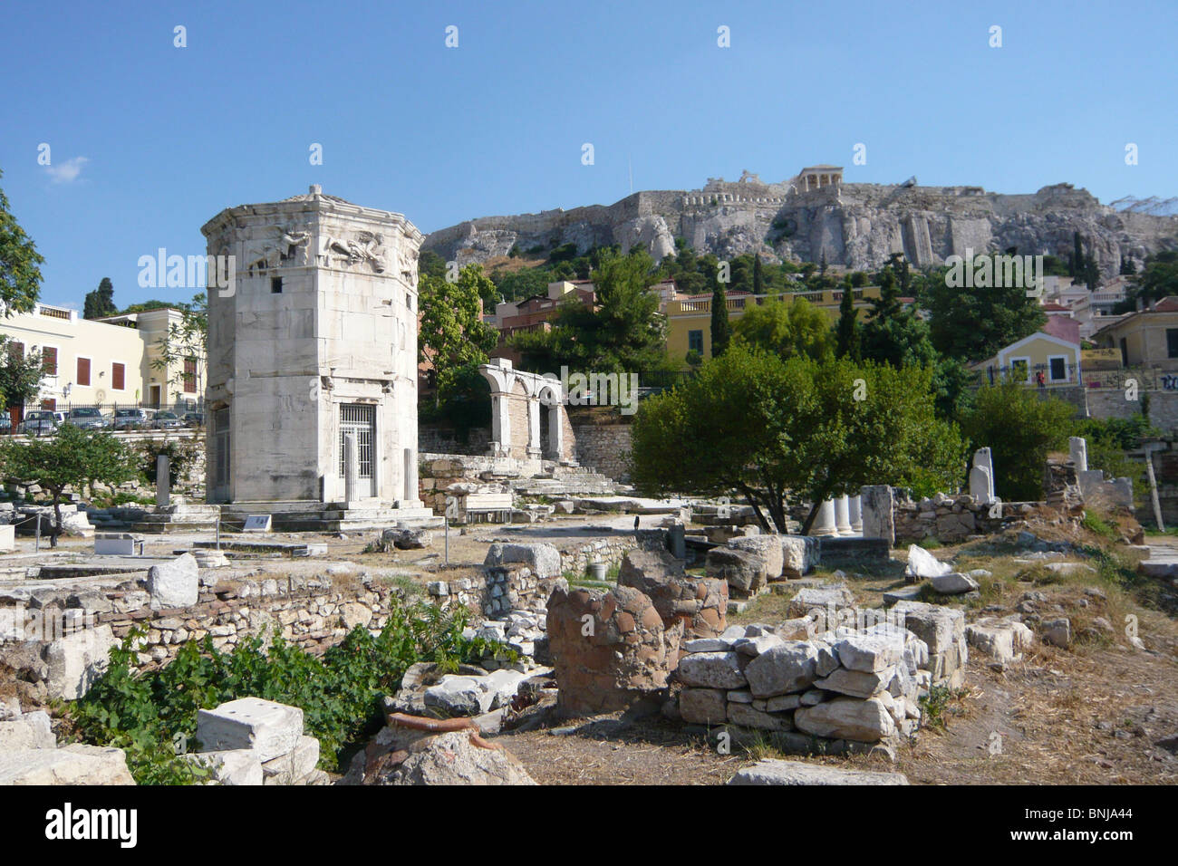 Ancient tower greece hi-res stock photography and images - Alamy
