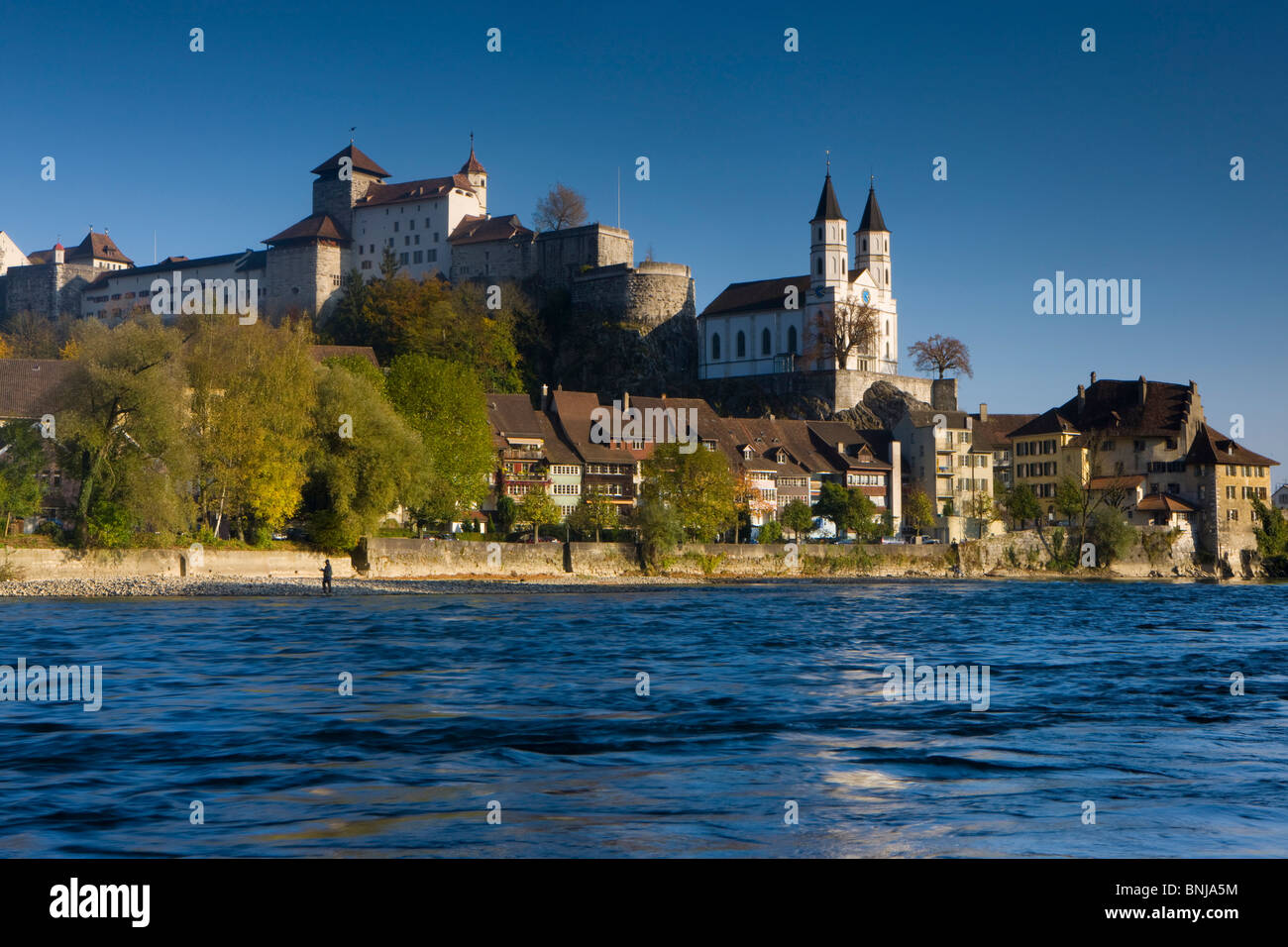 Aarburg Switzerland Canton of Aargau town city castle medieval fortress ...