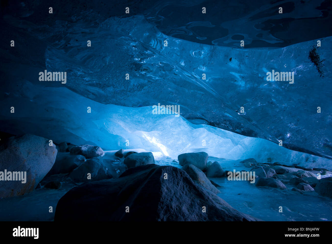 Morteratschgletscher Morteratsch glacier Switzerland Canton of ...