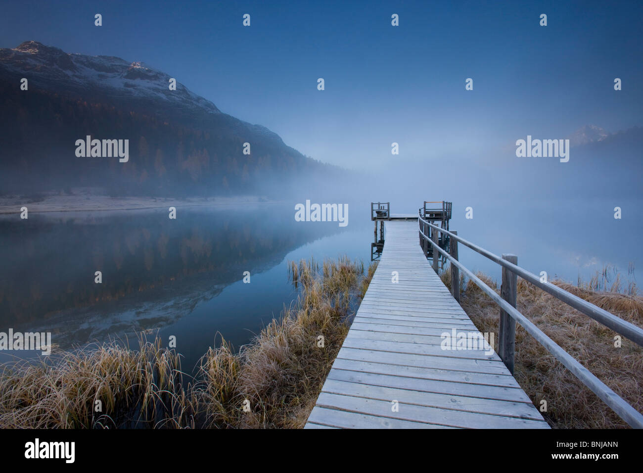 Stazersee Lej da Staz Lake of Staz Switzerland Canton of Graubünden ...