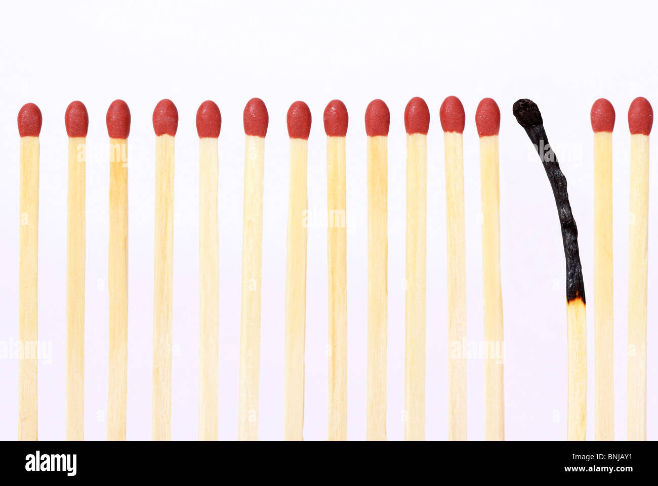 Match Row White Background Studio Matches Brand Fire Concept Symbol ...