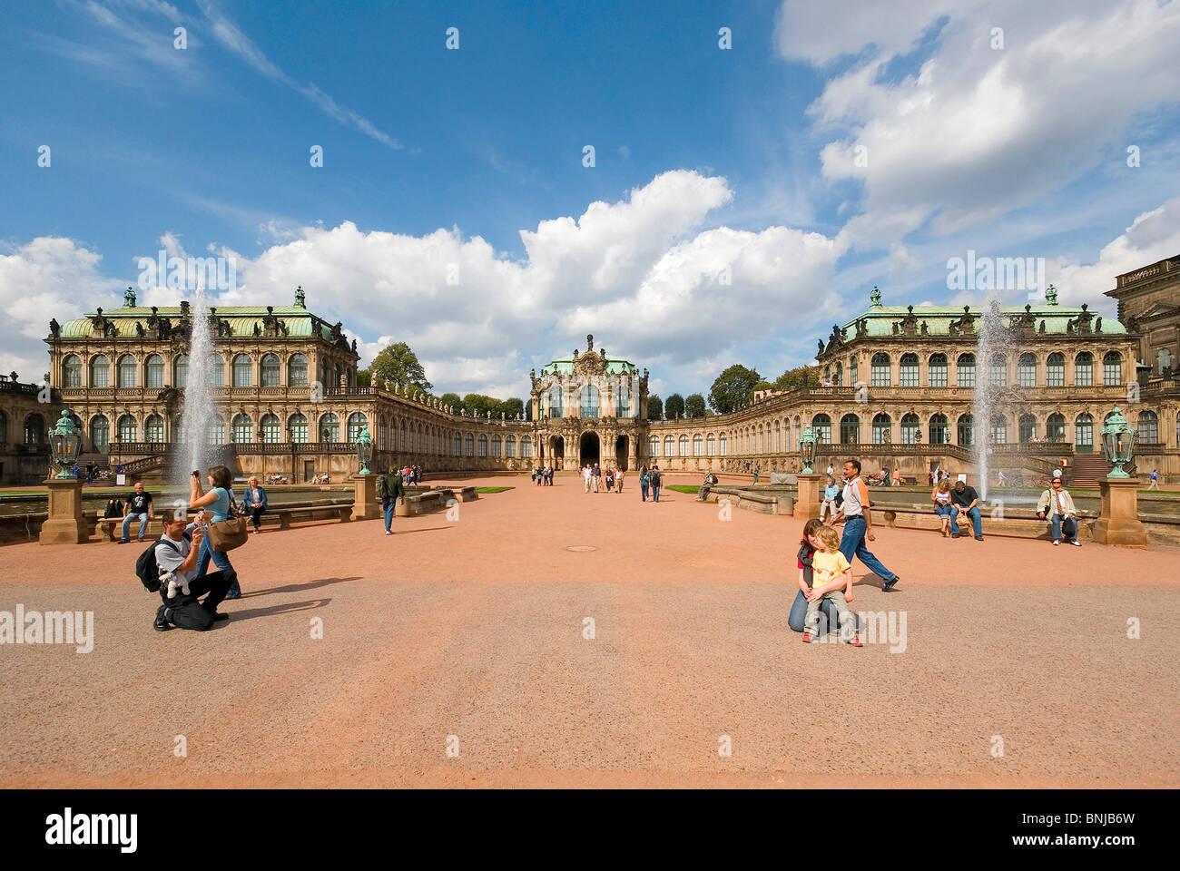Germany Saxony Dresden UNESCO world cultural heritage Zwinger ...
