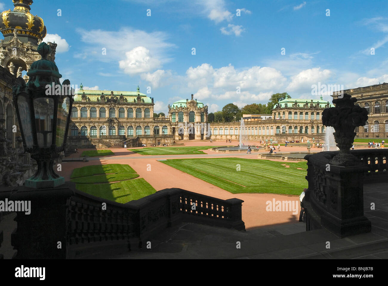 Germany Saxony Dresden UNESCO world cultural heritage Zwinger ...