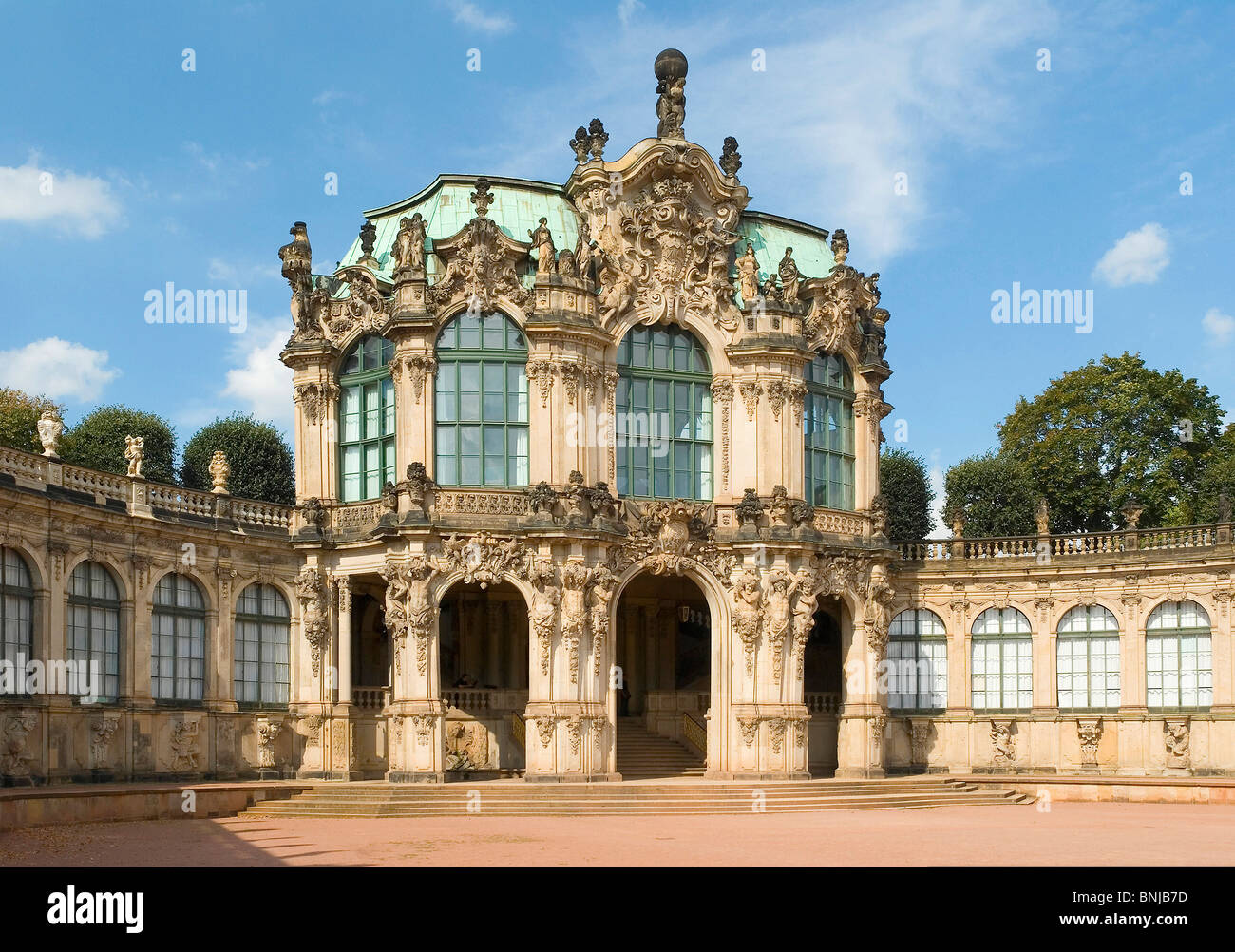 Germany Saxony Dresden UNESCO world cultural heritage Zwinger ...