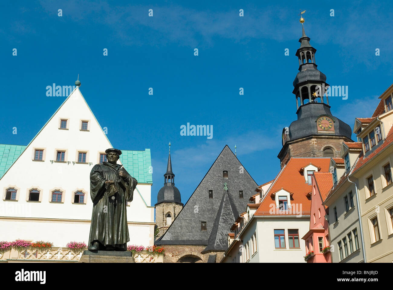 Germany Saxony-Anhalt Lutherstadt Eisleben UNESCO world cultural ...