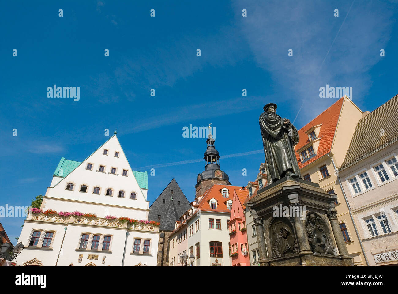 Germany Saxony-Anhalt Lutherstadt Eisleben UNESCO world cultural ...