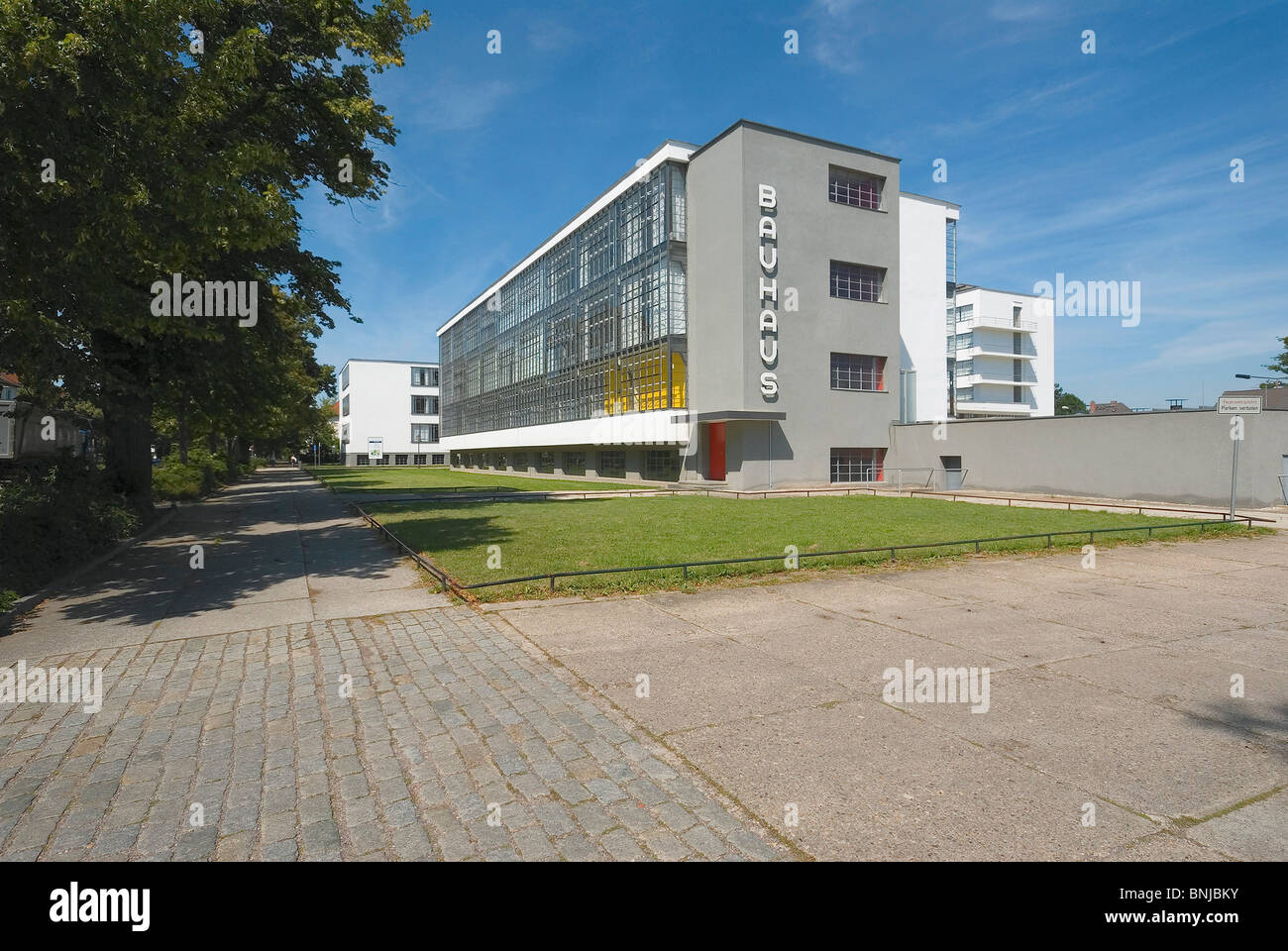 Germany Saxony-Anhalt Dessau UNESCO world cultural heritage Bauhaus ...