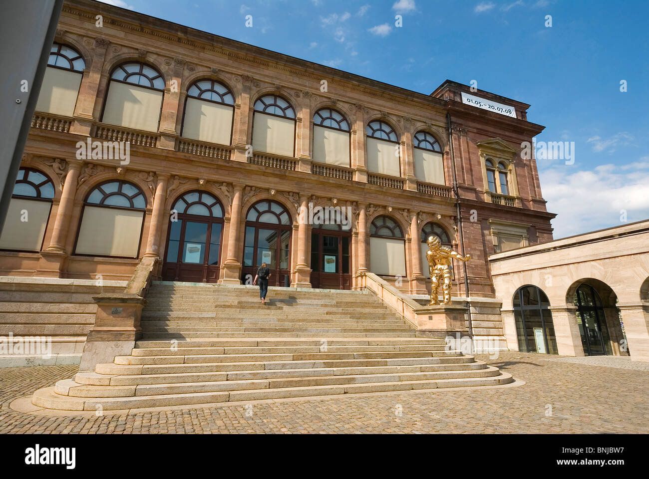 Germany Thuringia Weimar culture exhibit stair dynamically new museum ...