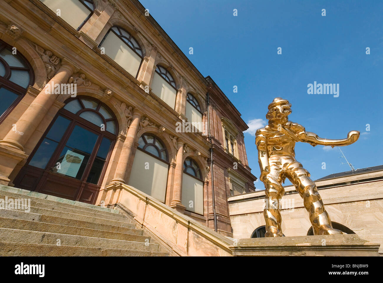 Germany Thuringia Weimar culture exhibit stair dynamically new museum ...