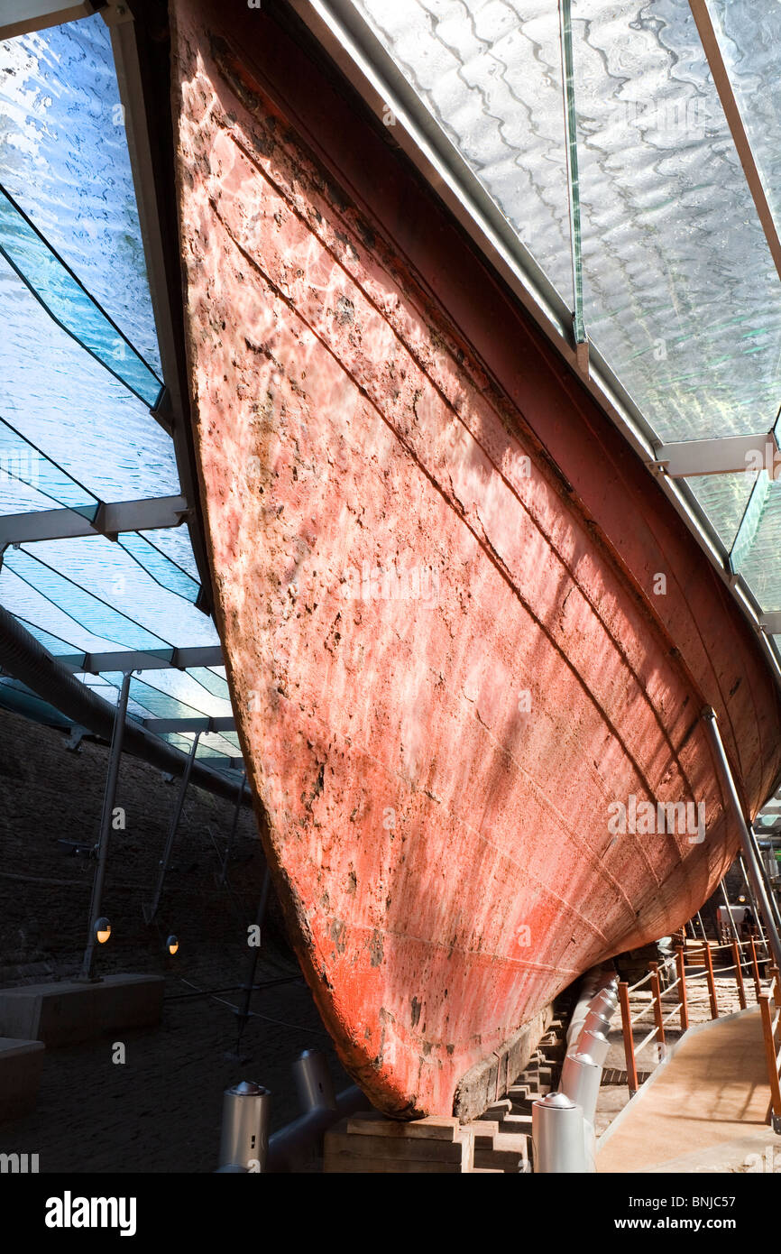The hull of the S S Great Britain built in 1843 by Isambard Kingdom ...